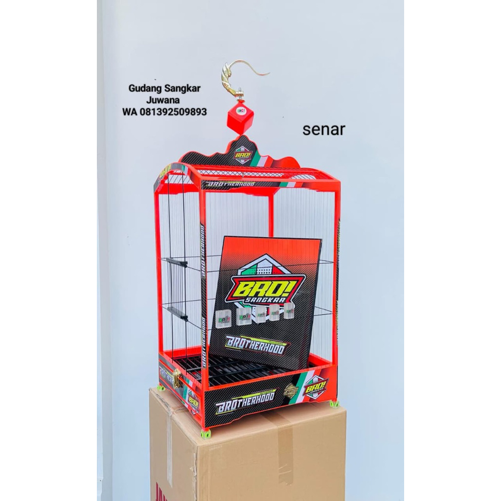 Jual Sangkar BRO Koper decal No.2 Ruji Fiber/Senar Pion kotak dadu ...