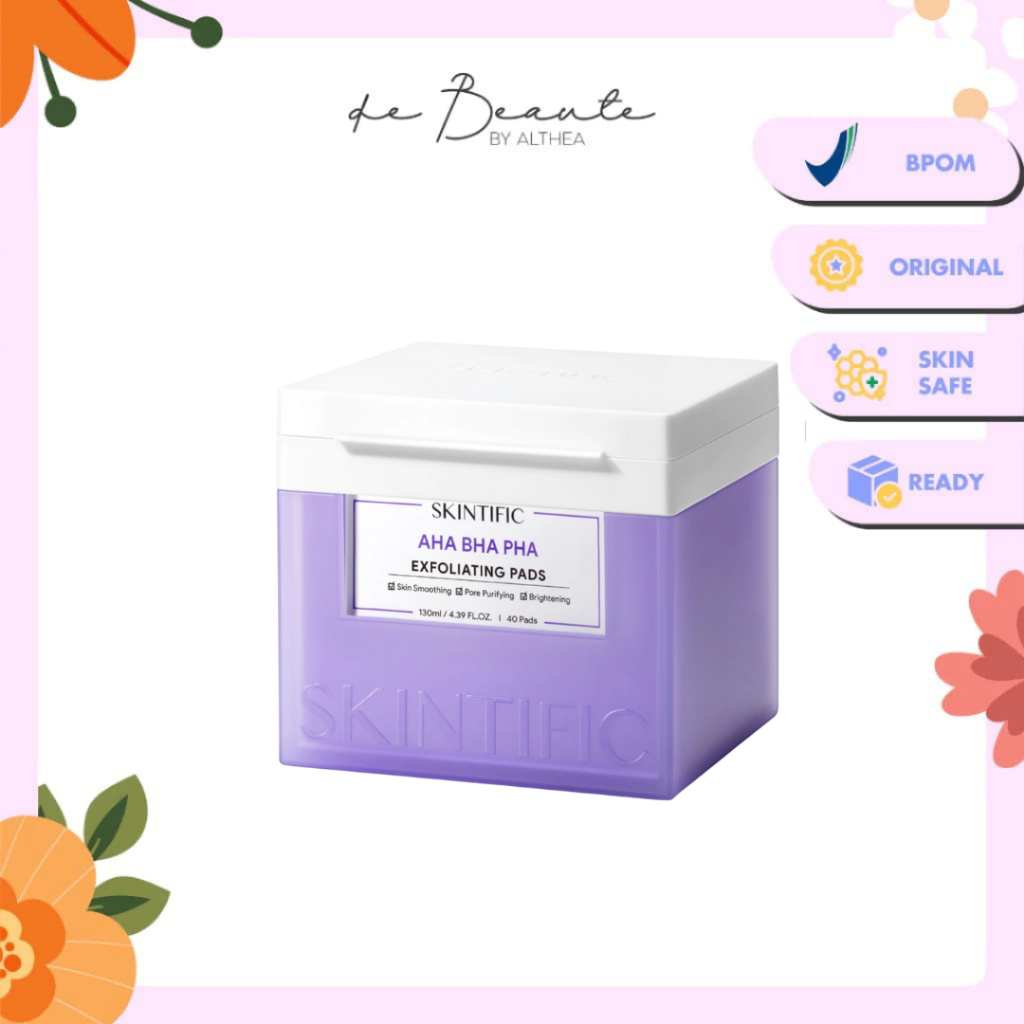 Jual Skintific AHA BHA PHA Exfoliating Pads 40 Pads 130ml | Exfoliasi Wajah Skin Smooth Peeling ...
