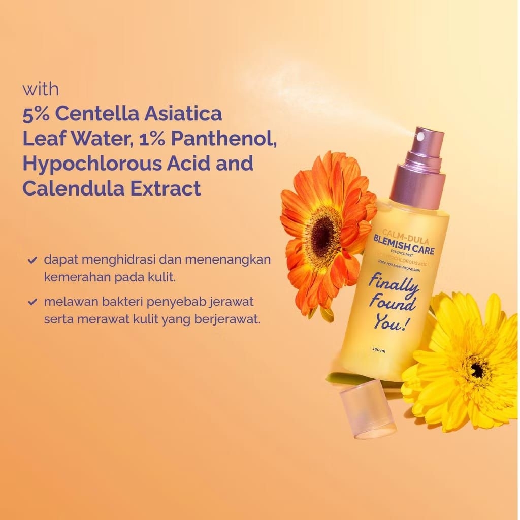 Jual Finally Found You! Calm-Dula HOCL Essence Mist 100mL | Shopee ...