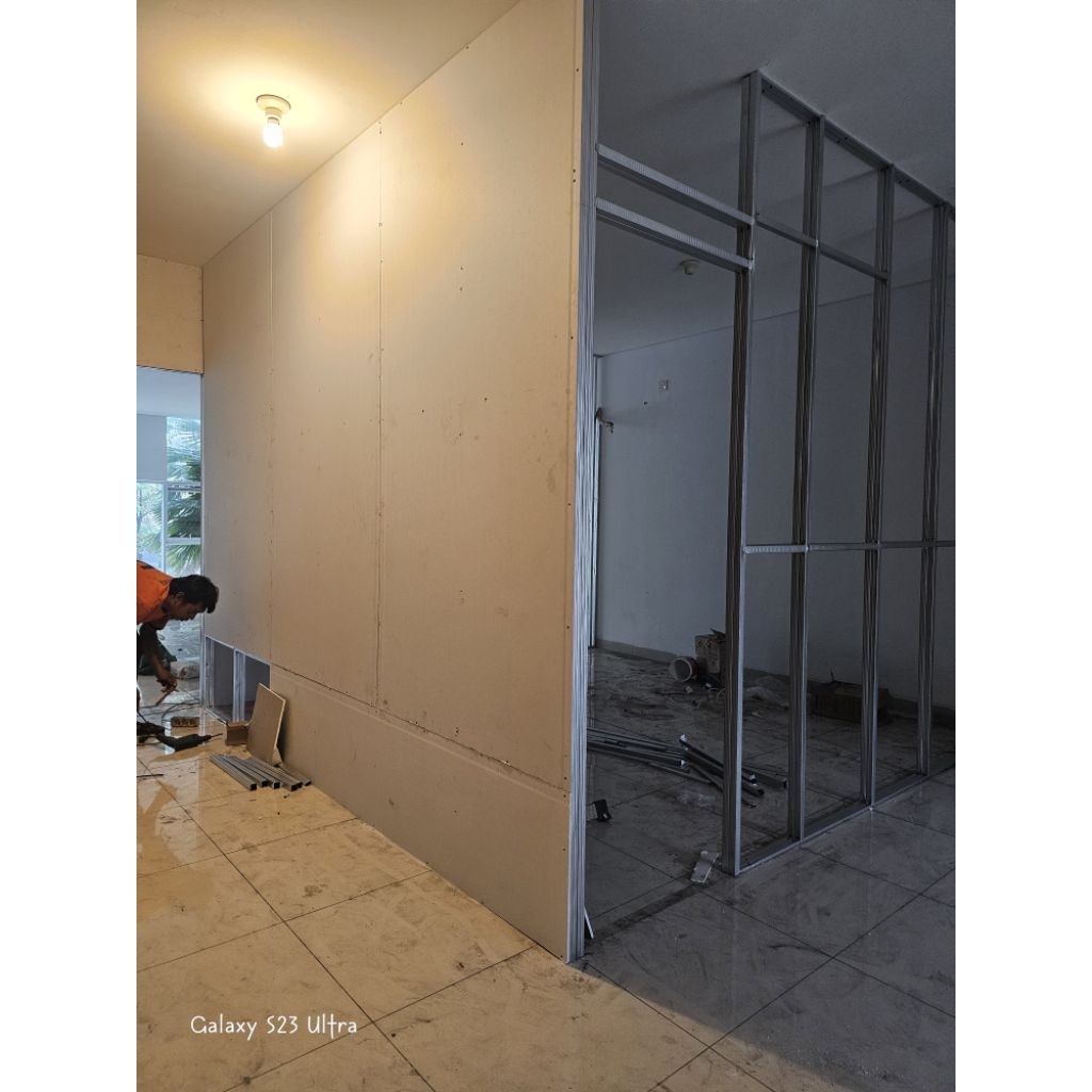 Jual CNP Bajaringan Partisi Ruangan Rangka Holo Hollow Gypsum 1 Sisi 2 ...