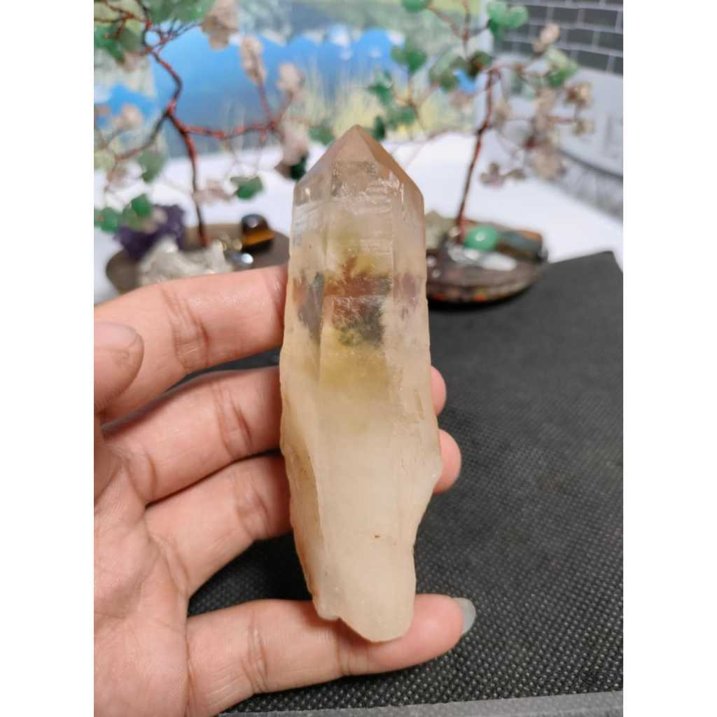 Jual Batu Citrine Quartz Pointer 91 grams (8) | Shopee Indonesia