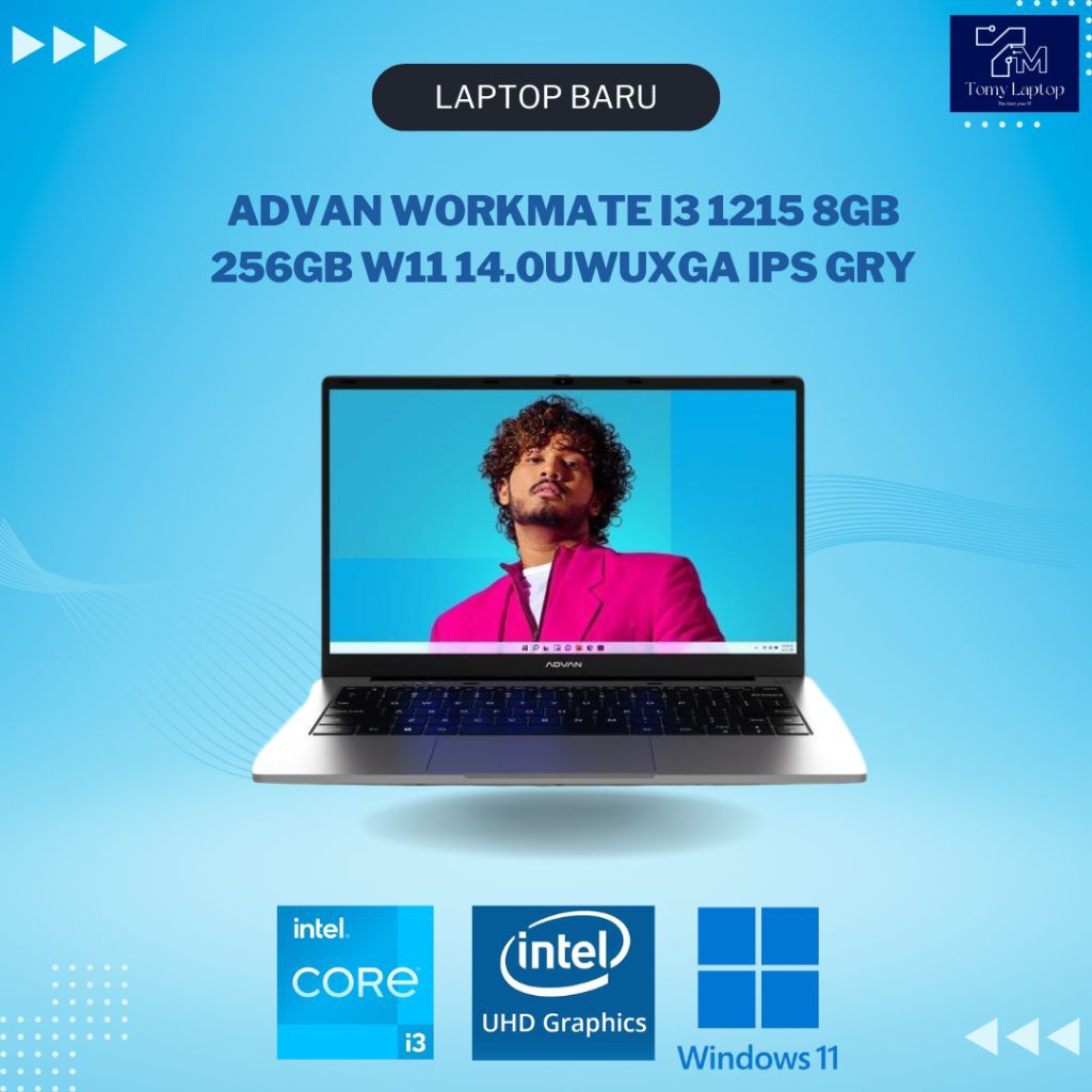 Jual ADVAN WORKMATE INTEL CORE I3 INTEL UHD GRAPHICS RAM 8GB DDR4 SSD ...