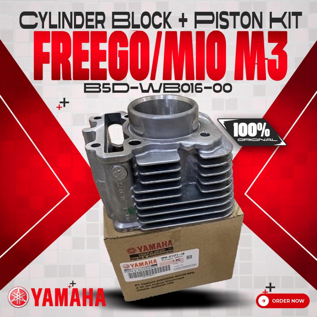Jual CYLINDER BLOCK BLOK SEHER PORING BORING + PISTON KIT KOMPLIT SET ...