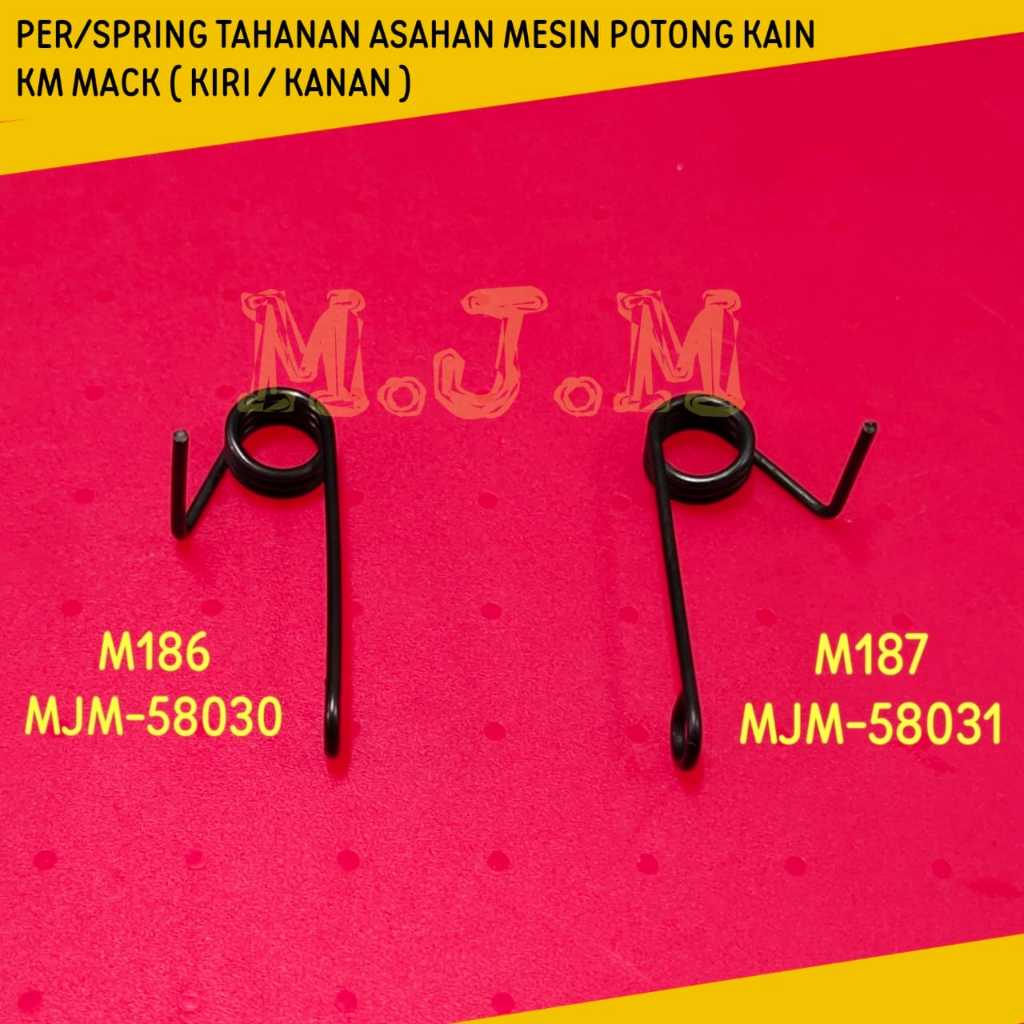 Jual M186 M187 PER / SPRING TAHANAN ASAHAN MESIN POTONG KAIN KM ( KIRI ...