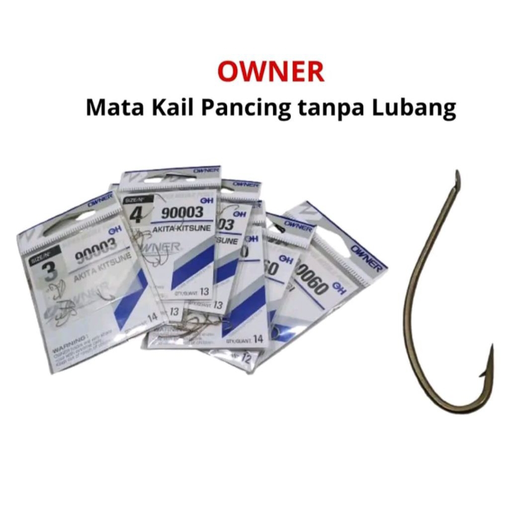 Jual Mata kail pancing OWNER Akitakitsune / Unagi tanpa lubang | Shopee ...