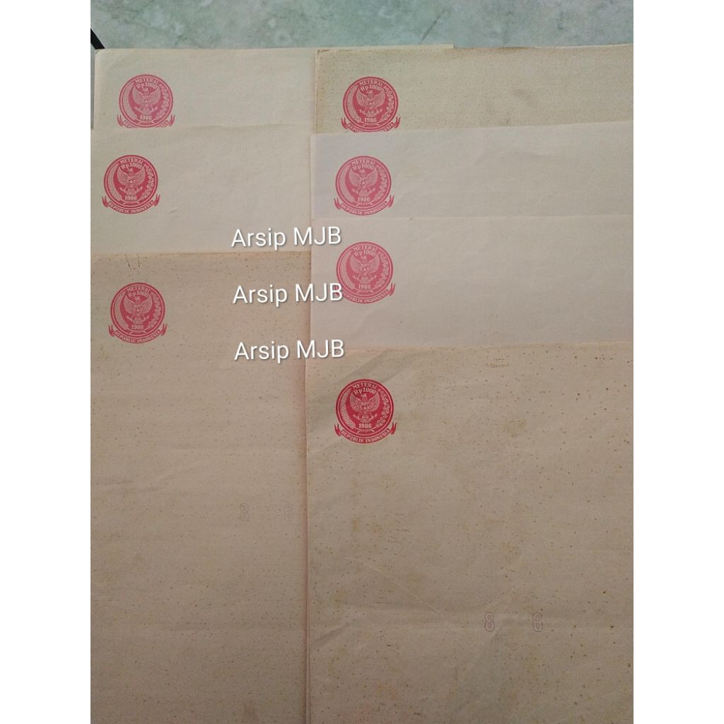 Jual Kertas Segel, Segel 1989 | Shopee Indonesia