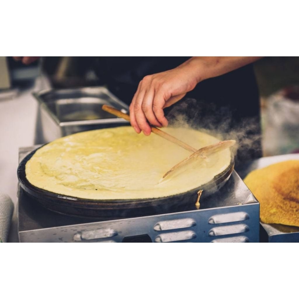 Jual Alat Perata Kayu Pemutar Adonan Crepes Crepe Cake Leker Maker ...