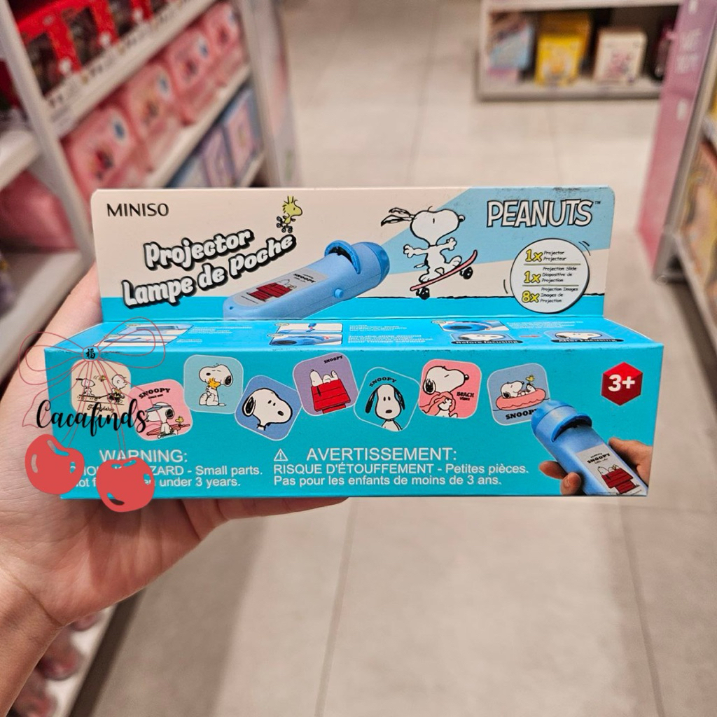 Jual MINISO x Peanuts‼️Projector Lamp / Lampu Proyektor Mainan Anak ...