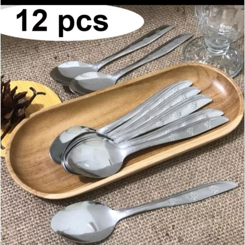 Jual Sendok Makan Stenlish Anti Karat Lusinan 12pc | Shopee Indonesia