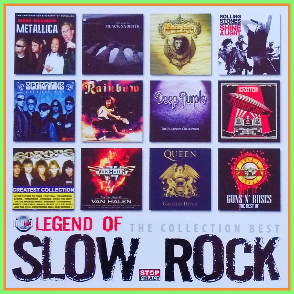 Jual Kaset Mp3 Lagu Barat Legend Of Slow Rock Album Pilihan Campuran ...