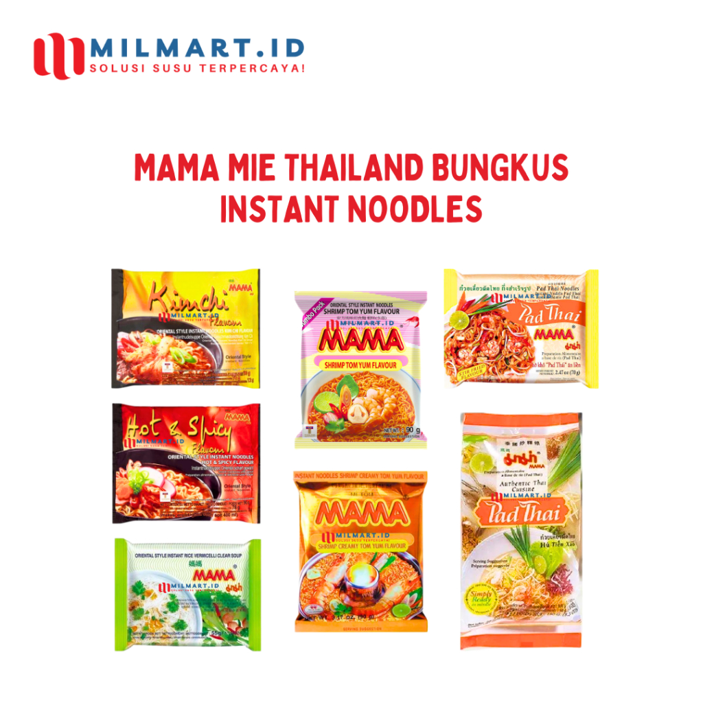 Jual MAMA MIE INSTAN THAILAND INSTANT NOODLES PADTHAI ORIENTAL HOT ...