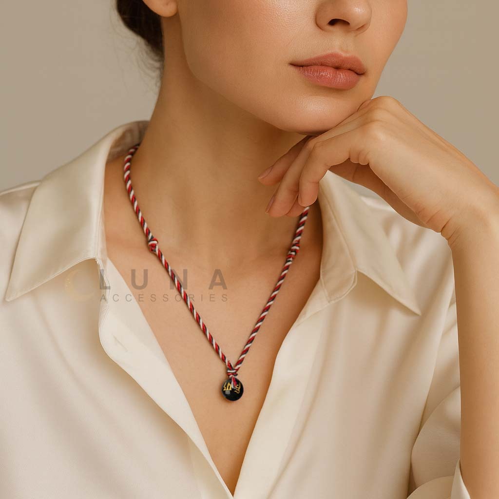 Jual [LN00041] Kalung Tridatu Hari Kelahiran Batu Cakra Tibet Sabtu ...