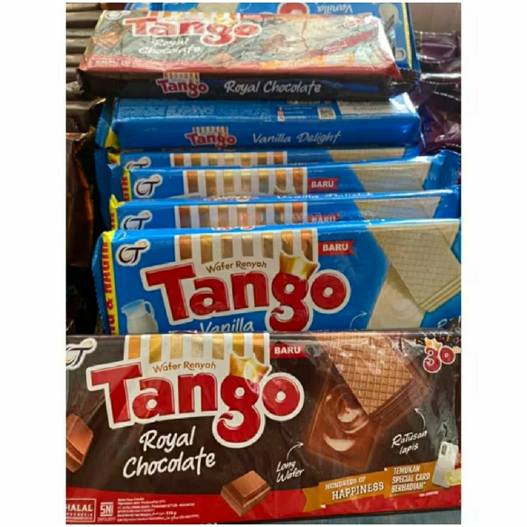 Jual (KARTONAN) WAFER TANGO LONG 100GRAM 1 DOS ISI 24 GROSIR SNACK ...