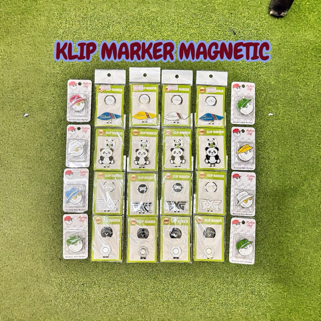 Jual Klip Marker Magnetic Golf Ball Golf Magnetic Hat Clip - Klip Pin ...