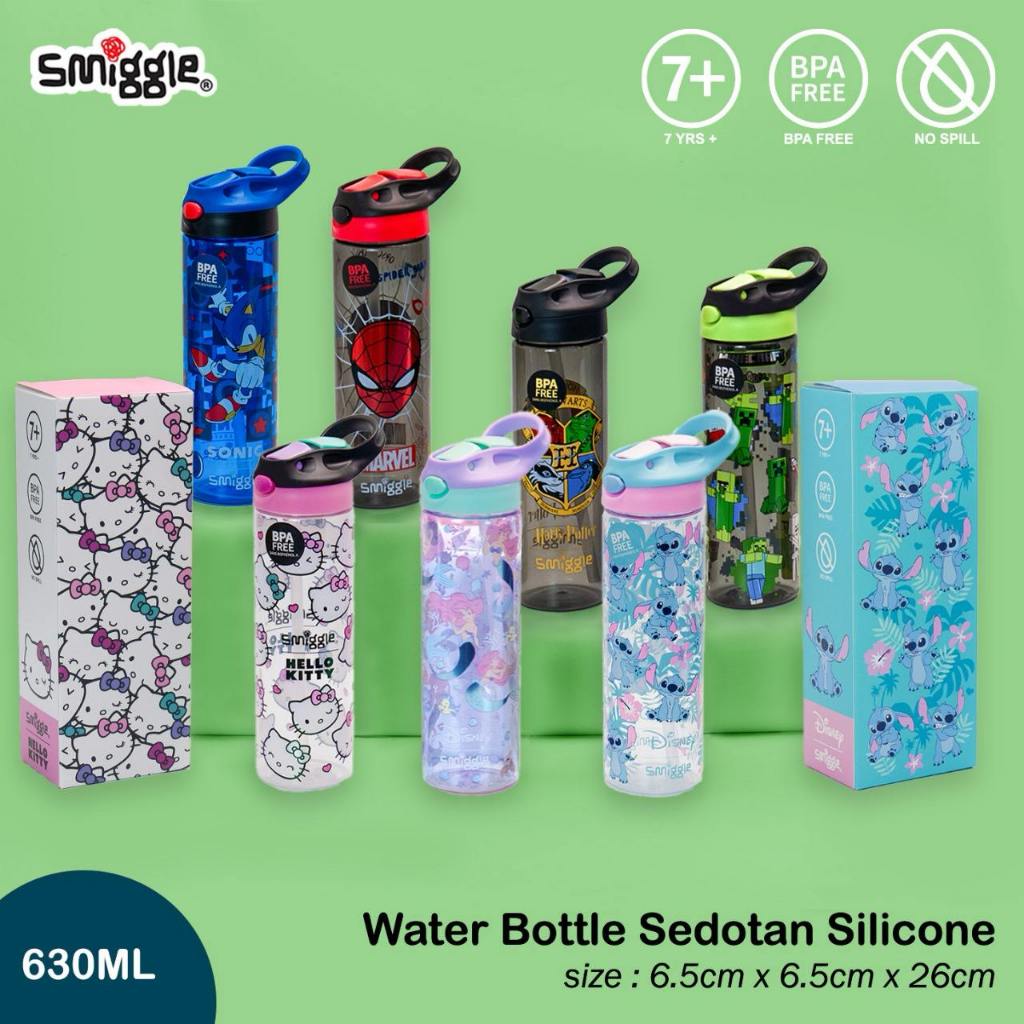 Jual Flip Botol Minum Anak 630ml BPA FREE / Water Bottle Kids | Shopee ...