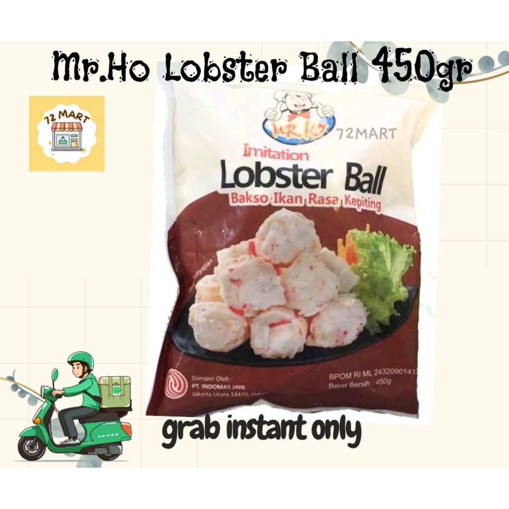 Jual Mr.Ho Lobster Ball 450gr | Bakso Lobster | Shopee Indonesia