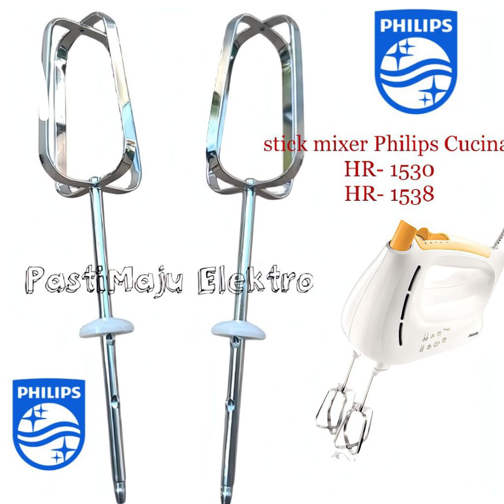 Jual Stick Mixer Philips Cucina HR1530 HR1538 Stainless Steel Original ...