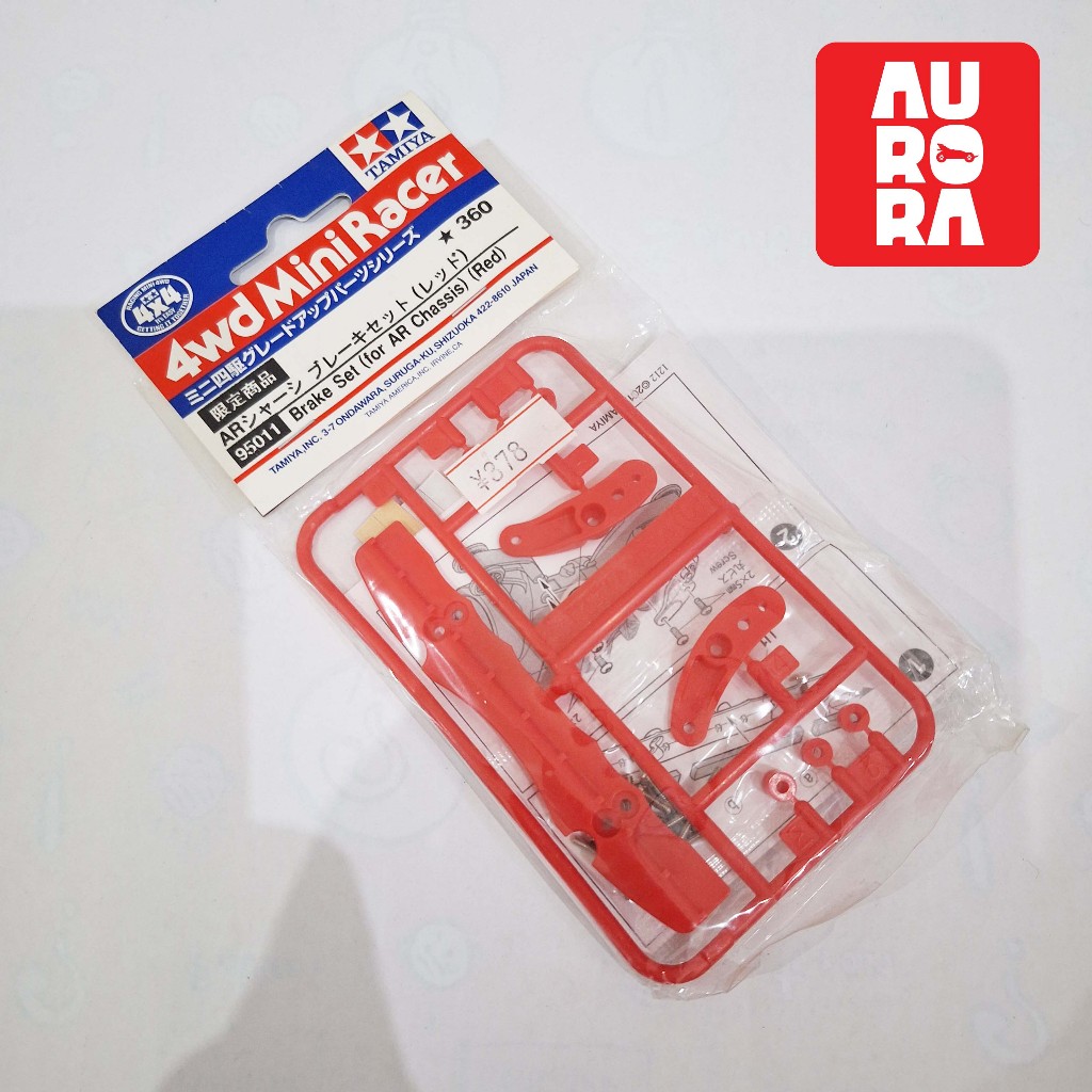Jual TAMIYA - Mini 4WD Tune Up Parts - Brake Set (for AR Chassis) (Red ...