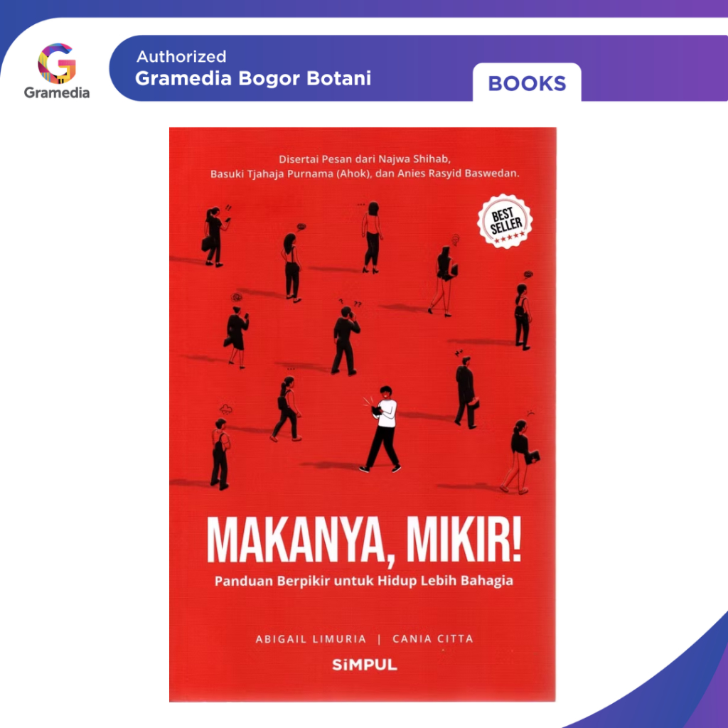 Jual Gramedia Bogor - Buku Makanya, Mikir! Karya Abigail Limuria ...