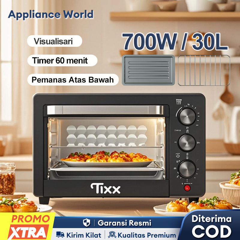 Jual AW 30L Oven Listrik Low Watt 600W Multifungsi 3 Knob Contro Dengan ...