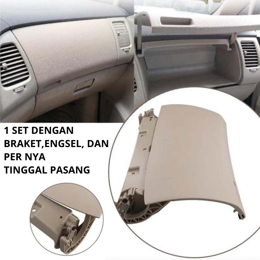 Jual TUTUP LACI ORIGINAL DASBOARD ATAS INNOVA 2004-2015 CREAM / ABU ABU ...