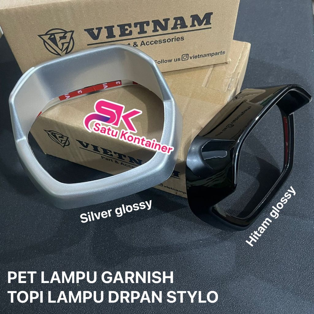 Jual Cap Honda Stylo 160 - Petlamp Garnish Cover Lampu Depan stylo 160 ...