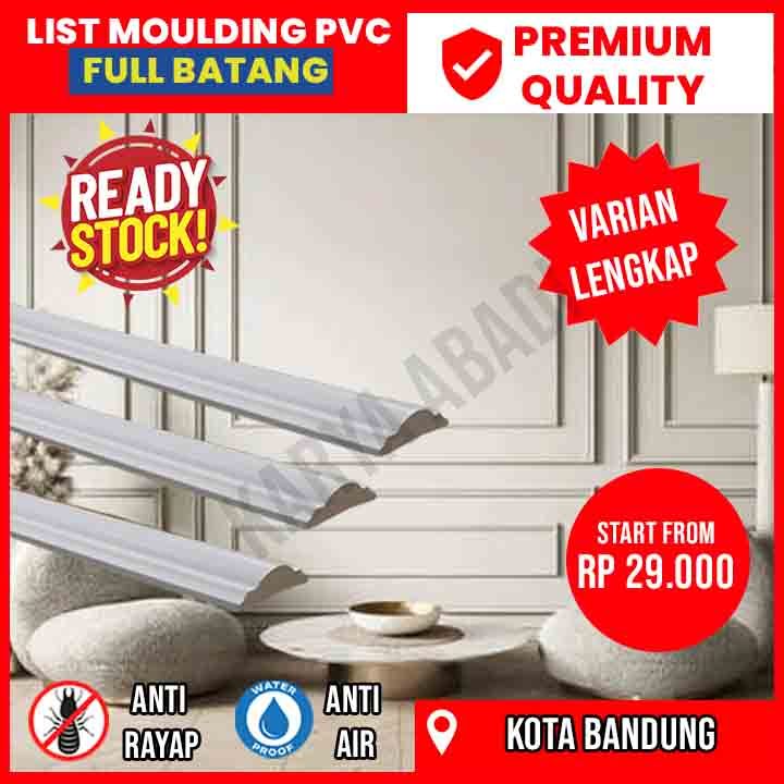 Jual List Wall Moulding PVC - List Dinding / Lis Profil Dinding Full ...