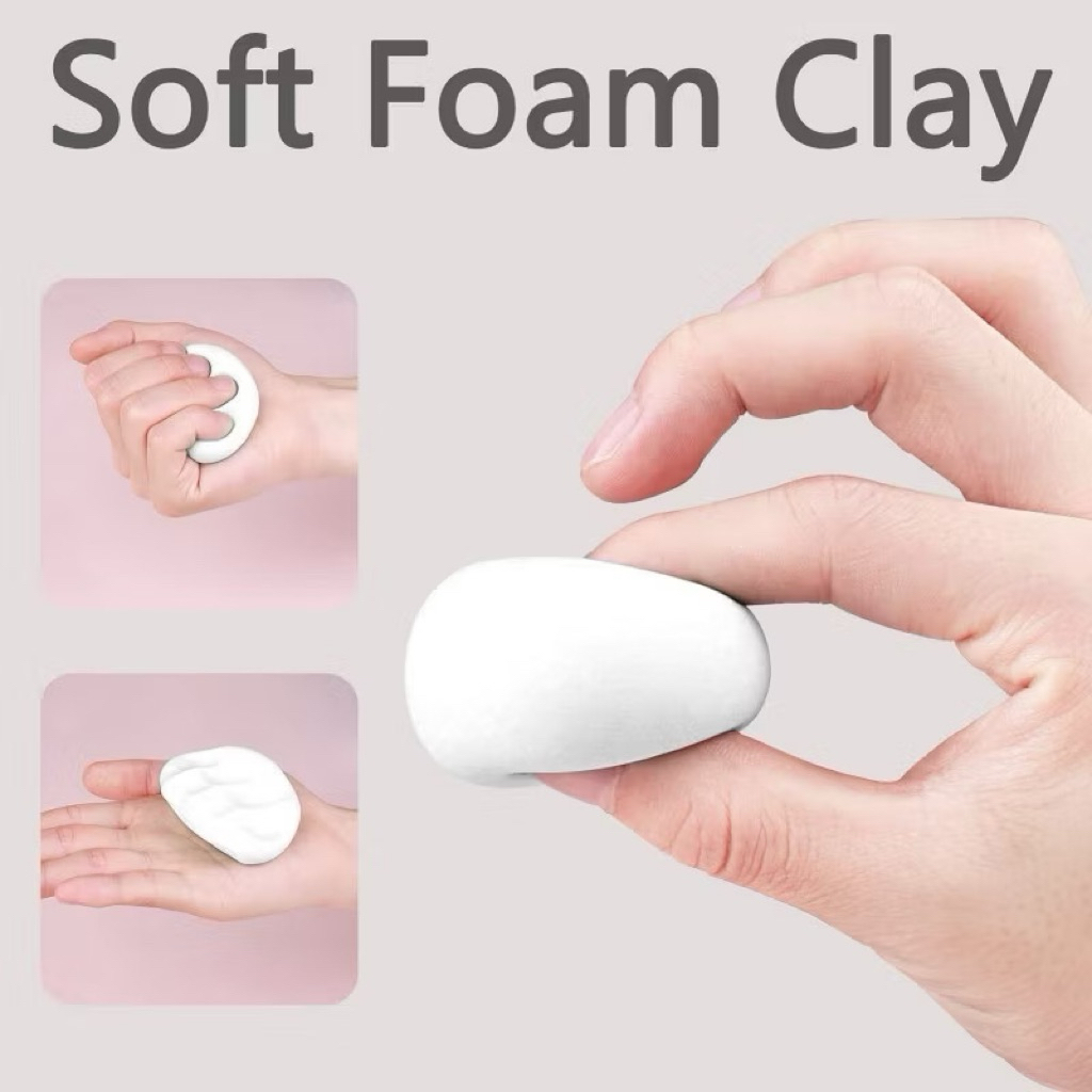 Jual Clay Polimer Khusus Warna Putih | Mainan Plastisin Anak | Slime ...