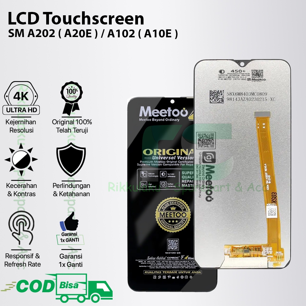 Jual LCD Touchscreen Samsung A20E/A10E Original 100% Fullset | Shopee ...