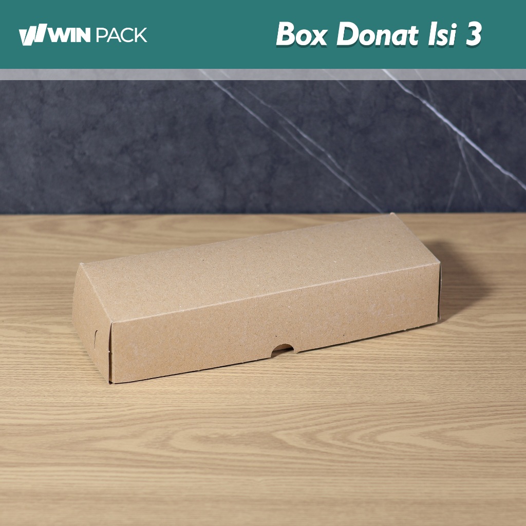 Jual Isi 40 Pcs Box Donat isi 3 Full Laminasi | 27x9x5,5 | Kraft 325 ...
