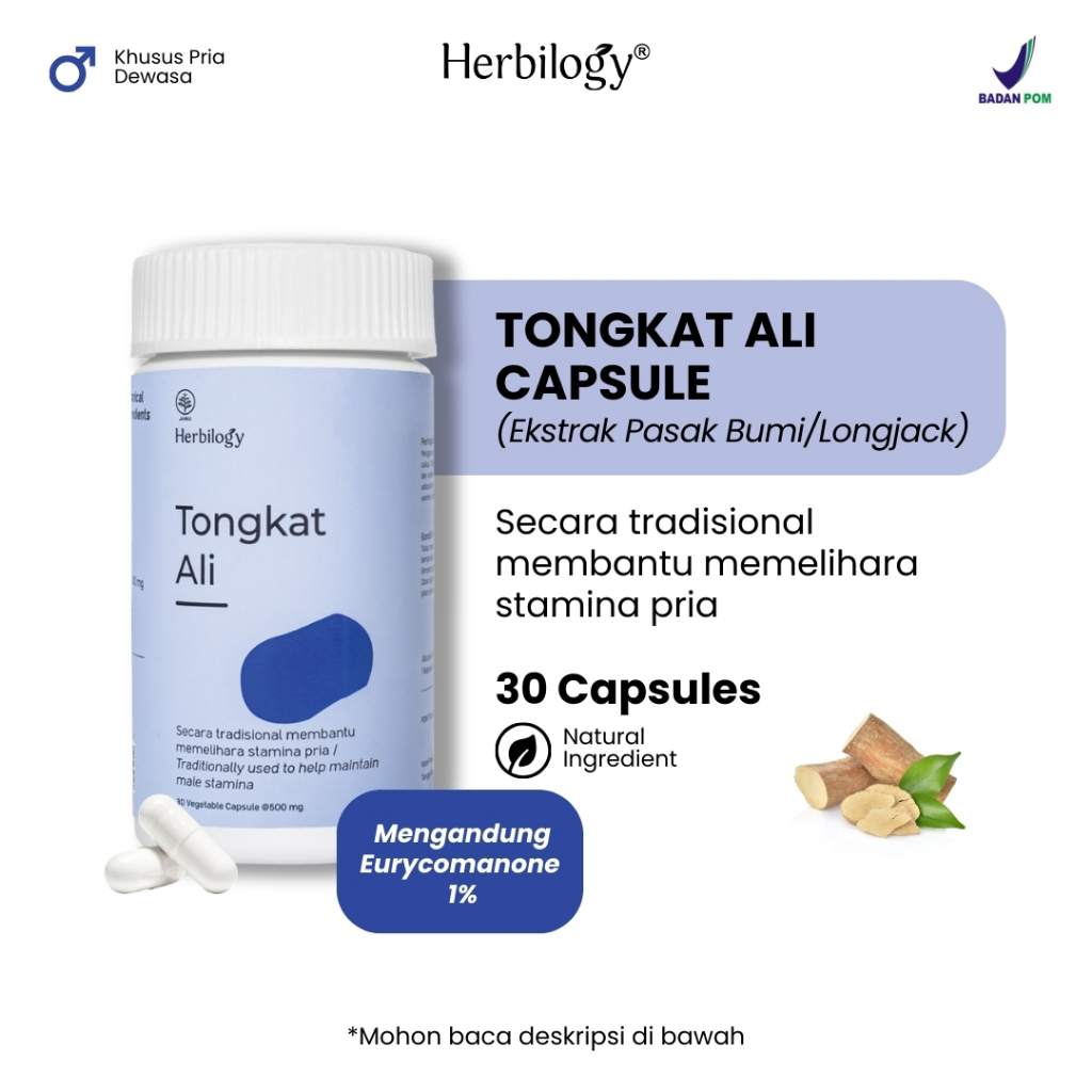Jual Herbilogy Tongkat Ali isi 30 Capsule | Shopee Indonesia