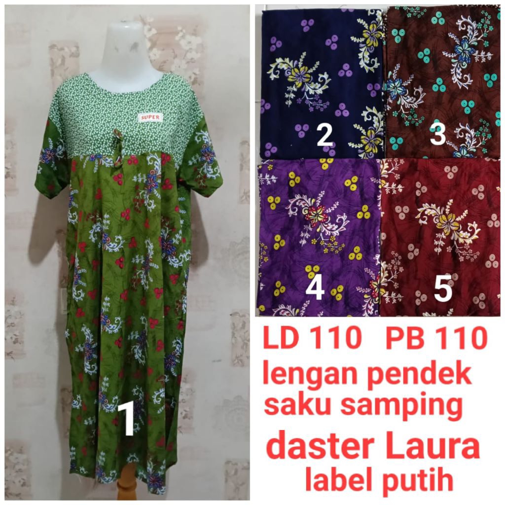 Jual Daster Laura Kencana Ungu label putih LD 110 cm | Shopee Indonesia