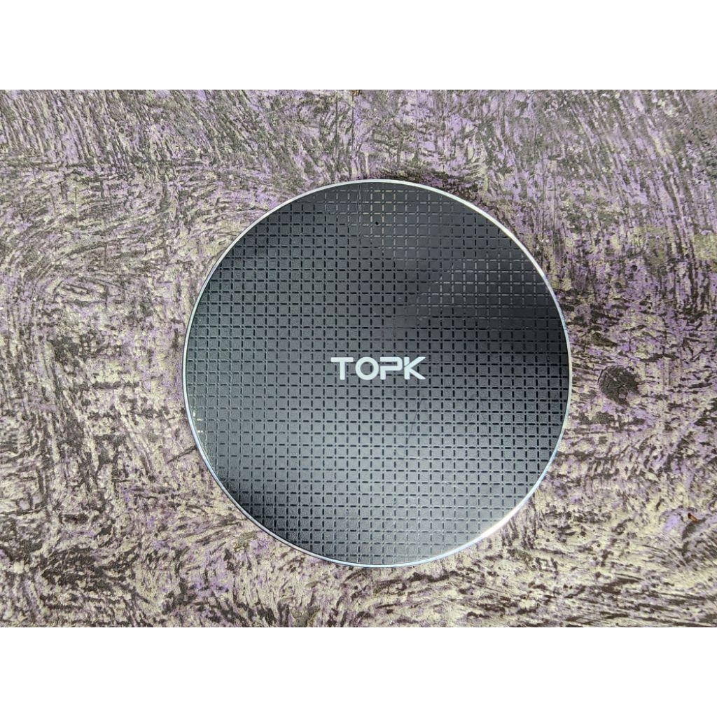 Jual TOPK Wireless Charger Qi Fast Charging Pad | Shopee Indonesia