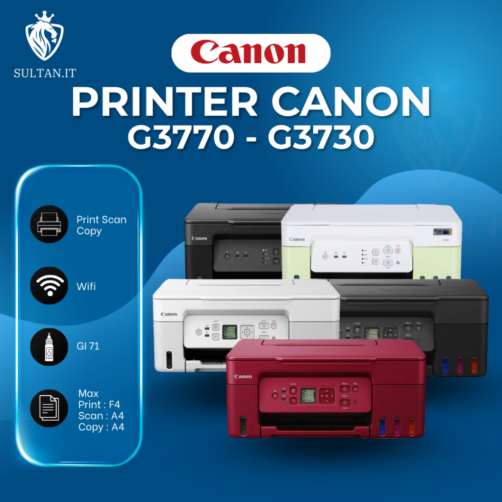Jual Printer Canon PIXMA G3770 ALL IN ONE WIFI Original Garansi Resmi ...