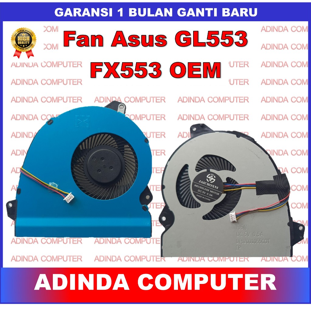 Jual Fan Asus ROG Strix GL553 FX553 FX53V FX53VD GL553V GL553VD GL553VE ...