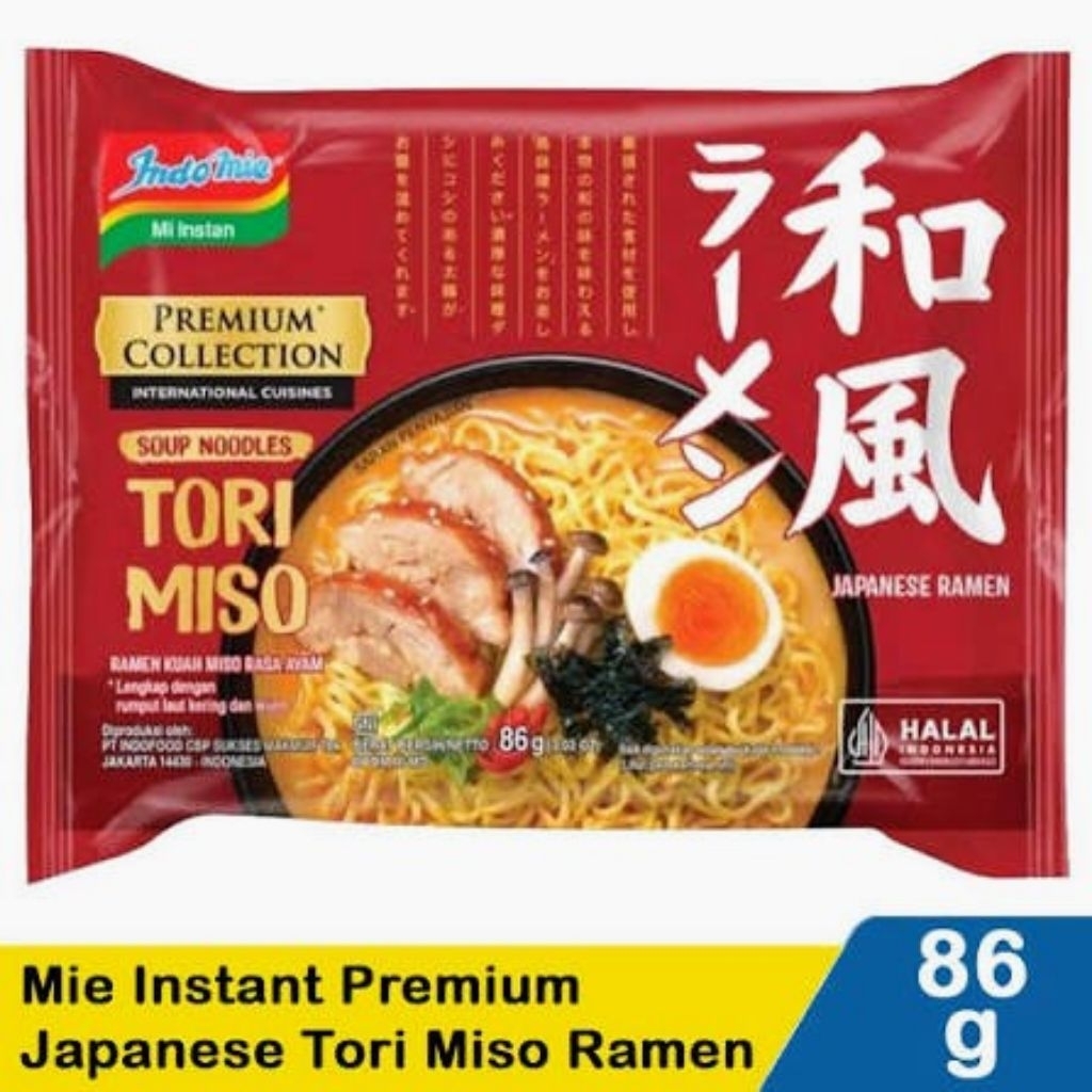 Jual INDOMIE RAMEN JAPANESE TORI MISO / INDOMIE TORI KARI / INDOMIE ...