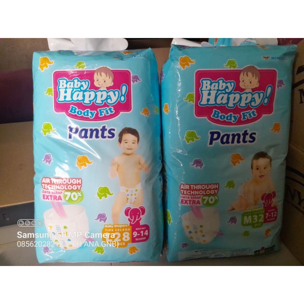 Jual pampers BABBY HAPPY BABY HAPPY KECERAN diapers M32 L28 | Shopee ...