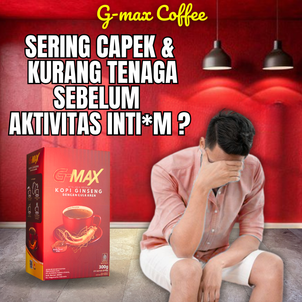 Jual G-MAX Original Kopi Stamina Pria Kuat Tahan Lama Minuman Extra ...