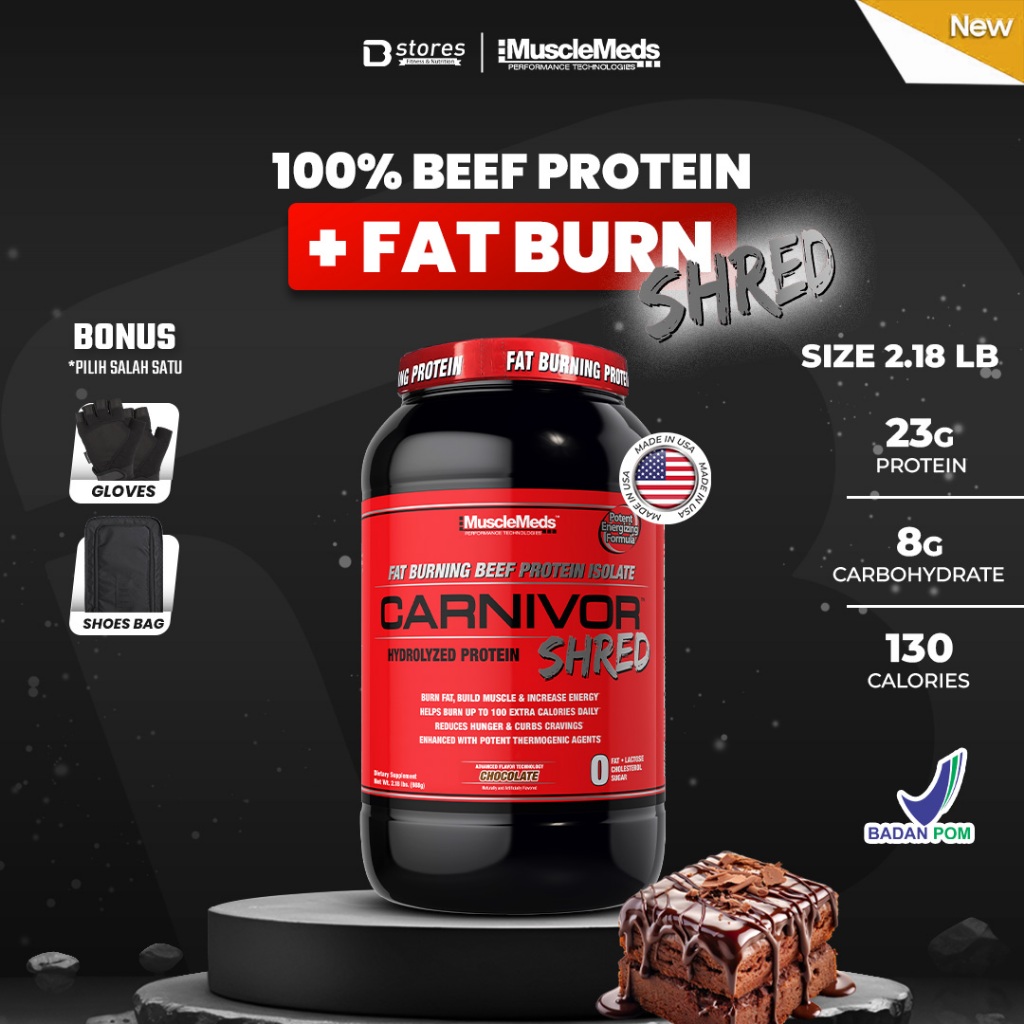 Jual Musclemeds Carnivor Shred Hydrolyzed Beef Protein Isolate 2.18lb ...