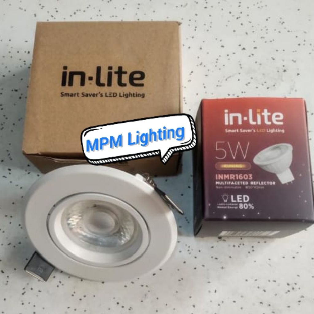 Jual INLITE LED Spotlight Halogen Mr16 5w 7w 220V Inbow/ Lampu Sorot ...