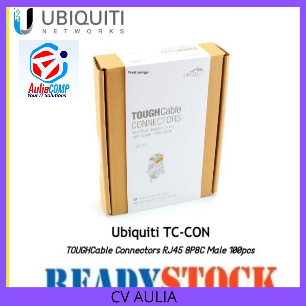 Jual Ubiquiti RJ45 TC-CON-100 UBNT Tough Connector STP Connector Tough ...