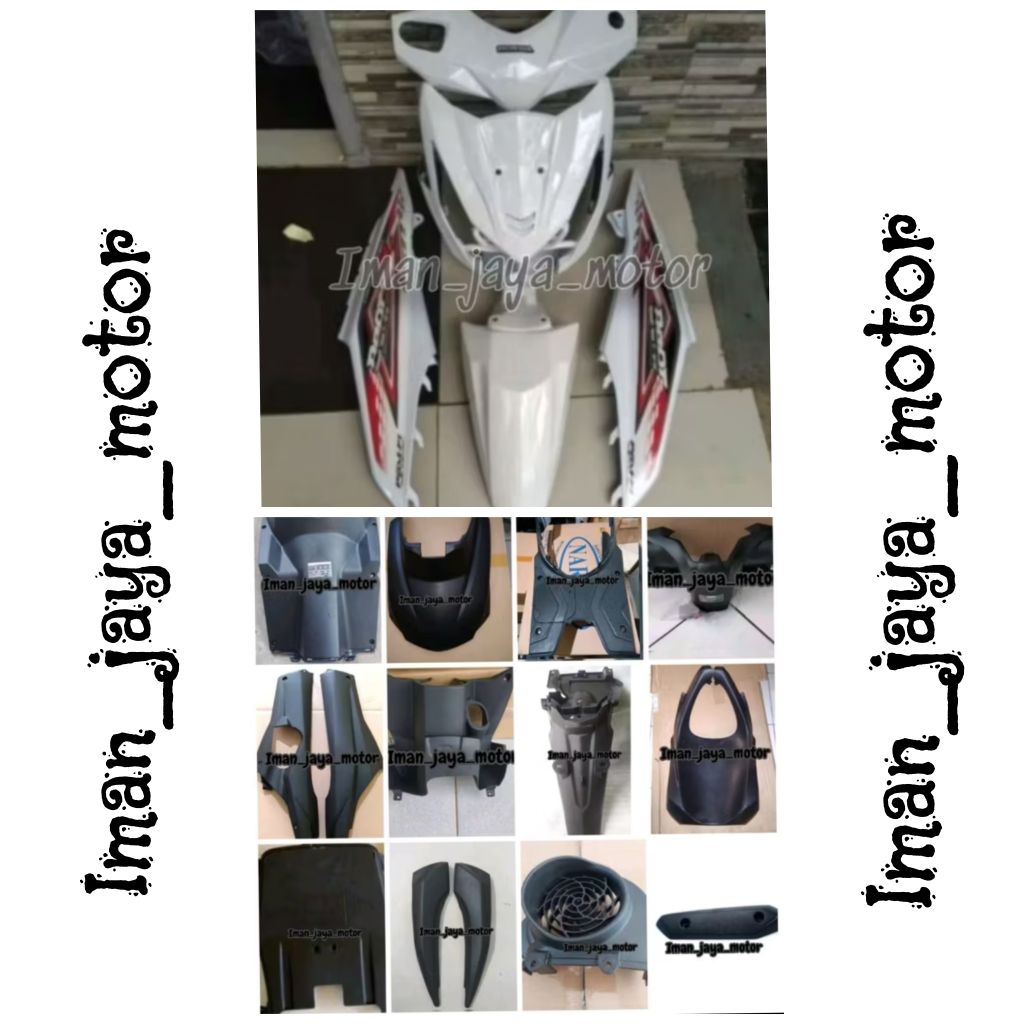 Jual Cover full bodi halus kasar beat fi lama 2013-2014-2015 putih ...