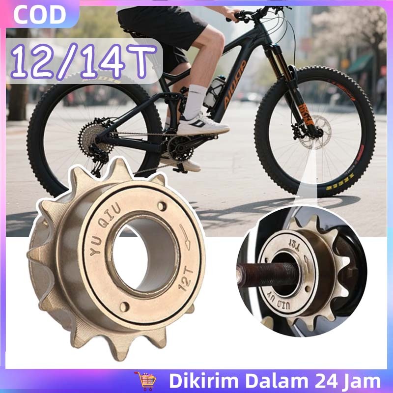 Jual 12T 14T Freewheel Gear Sprocket Single Speed Bicycle Rear ...
