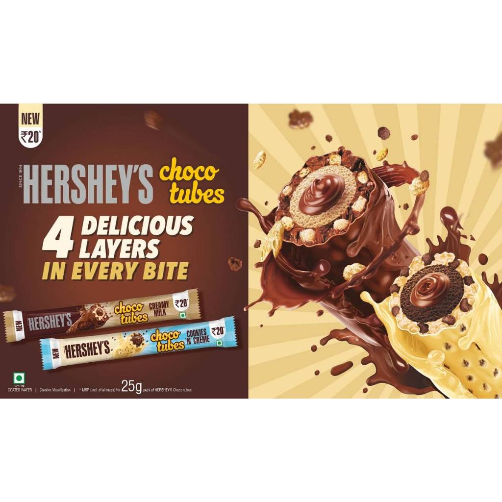 Jual [SATUAN] Hershey Choco Tubes Singapore - Choco Tubes Creamy Milk ...