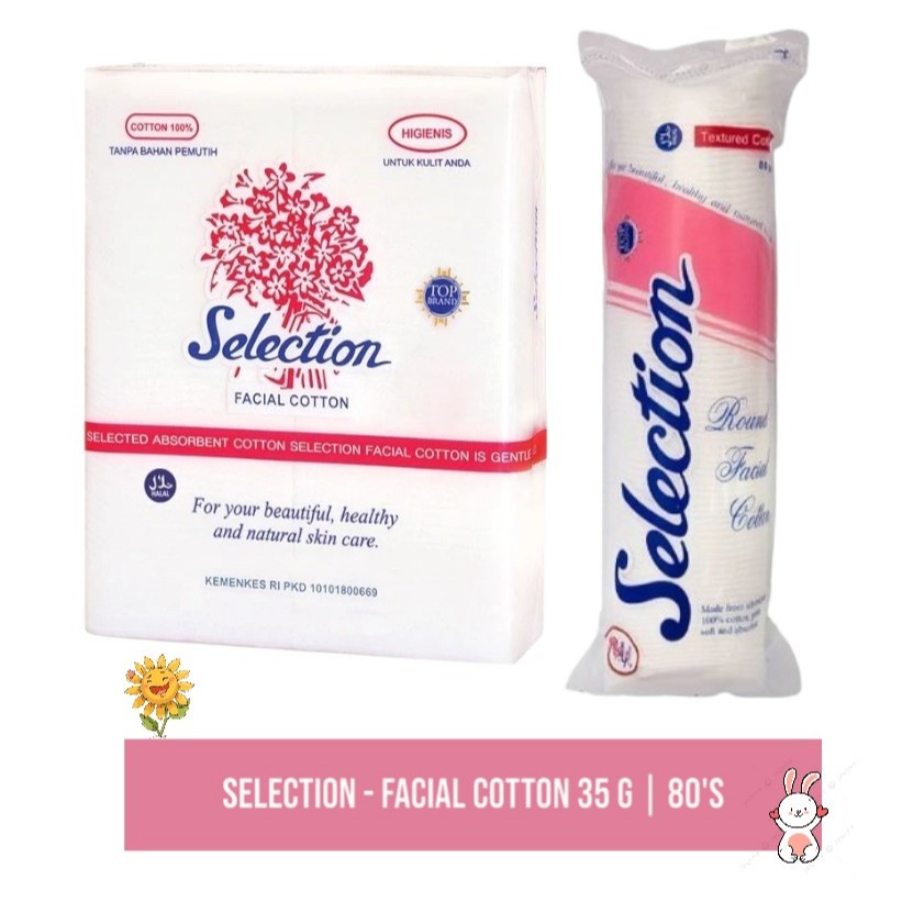 Jual Kapas Wajah Selection 35gr Kapas Pembersih Kecantikan Facial ...