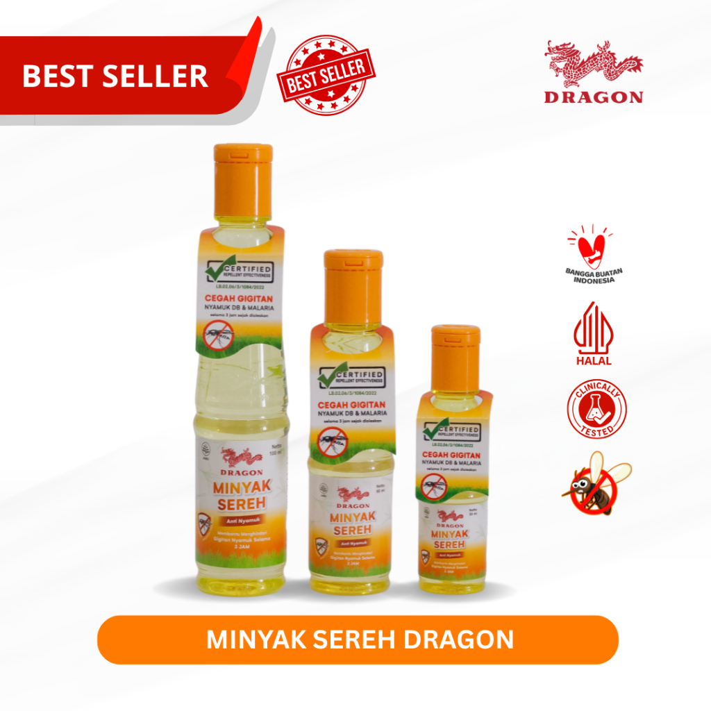 Jual Dragon Minyak Sereh Citronella Oil | Anti Nyamuk | Shopee Indonesia