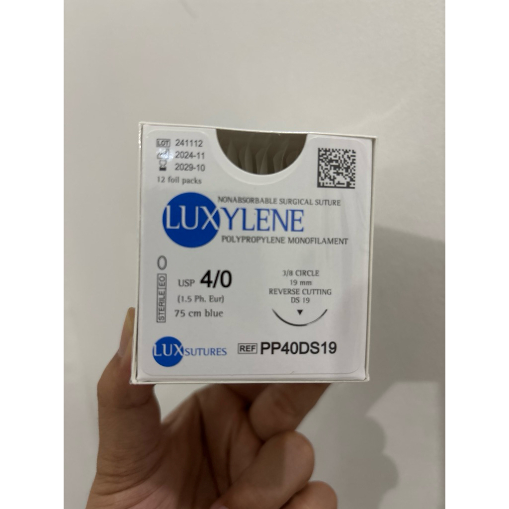 Jual Benang Jahit - Polyprophylene (4/0) Reverse Cutting (Nylon ...