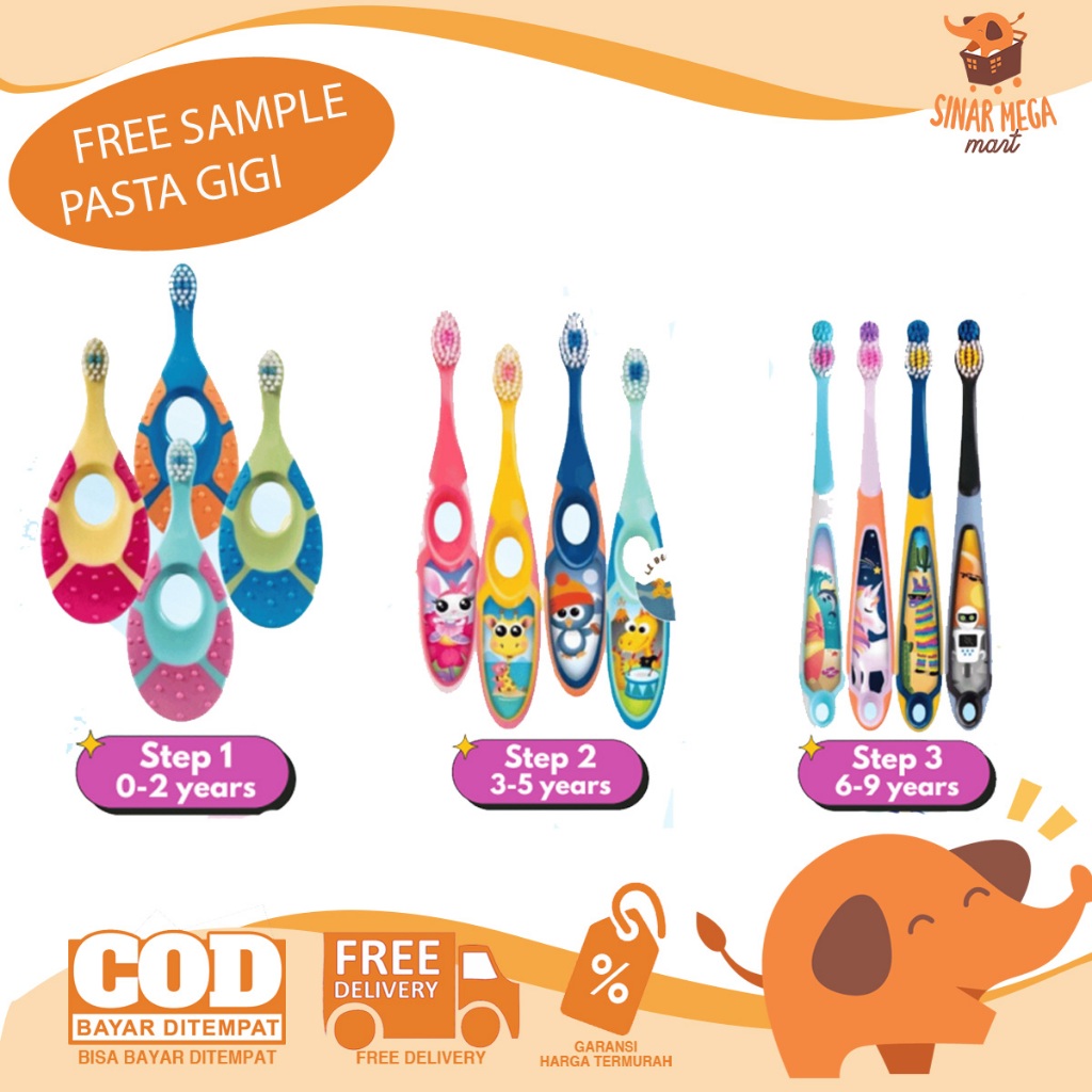 Jual Jordan Kids Tooth Brush Soft Gentle - Sikat Gigi Bayi dan Anak ...