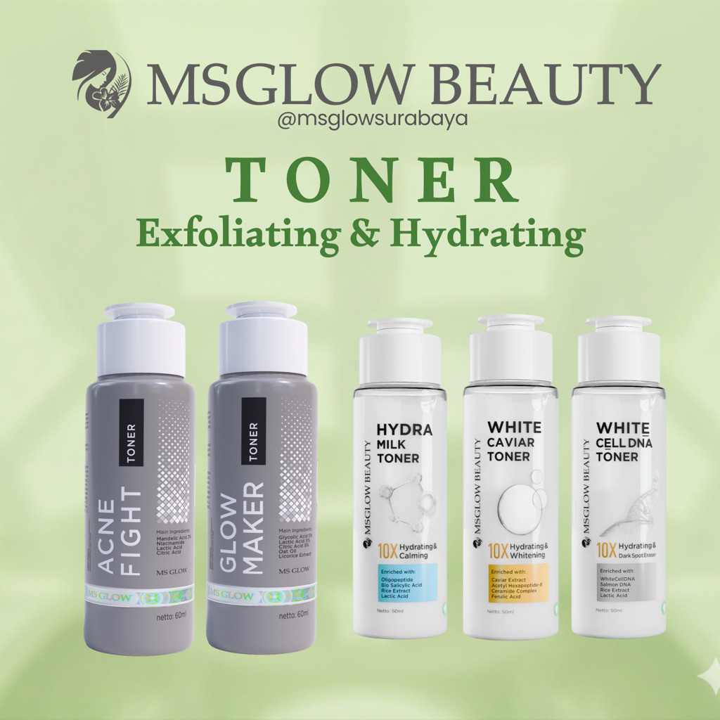 Jual TONER MS GLOW/Acne/Glowing/TONER FIGHT ACNE/Toner GlowMaker ...