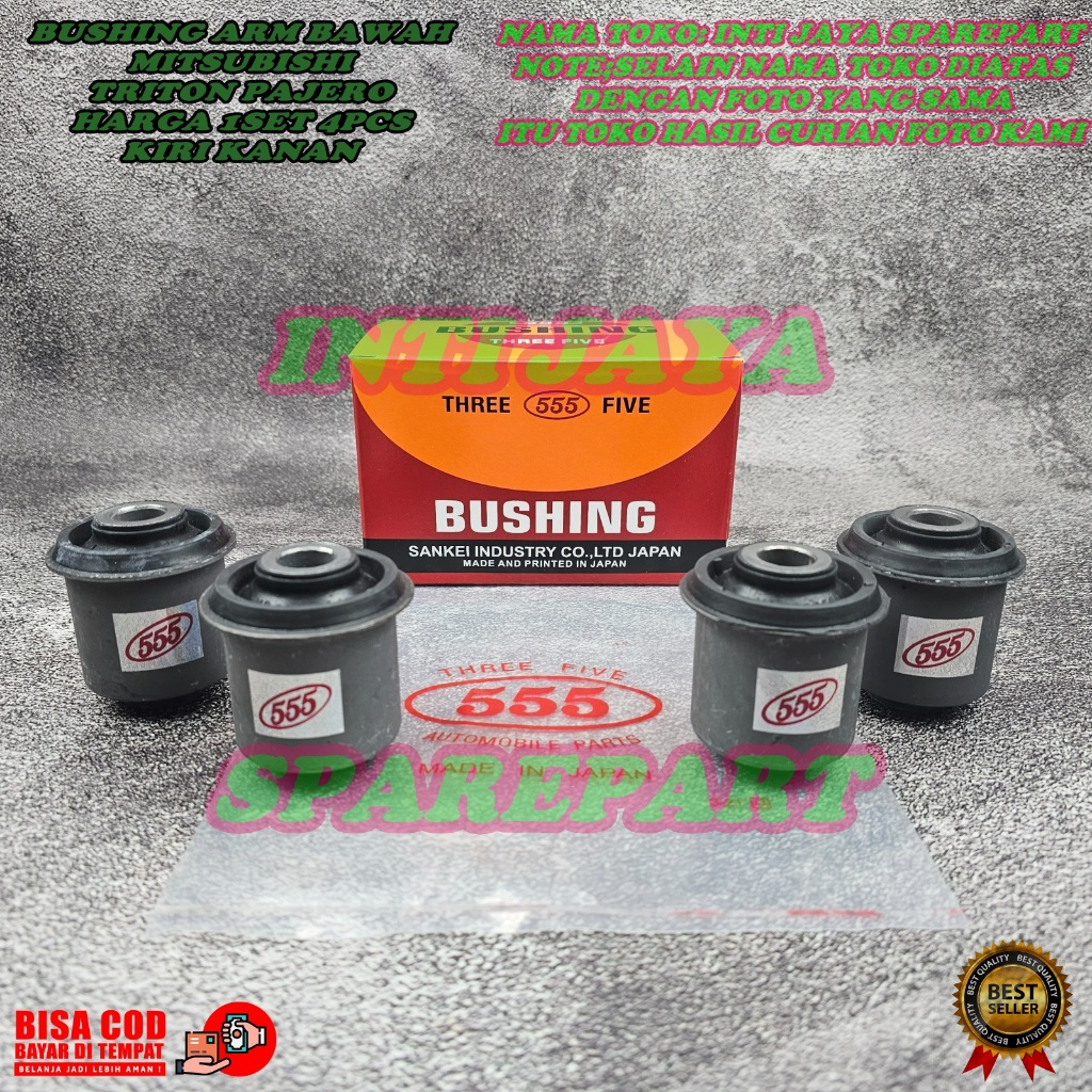 Jual BUSING LOWER ARM BAWAH MITSUBISHI TRITON MR992256 555 1SET 4PCS ...